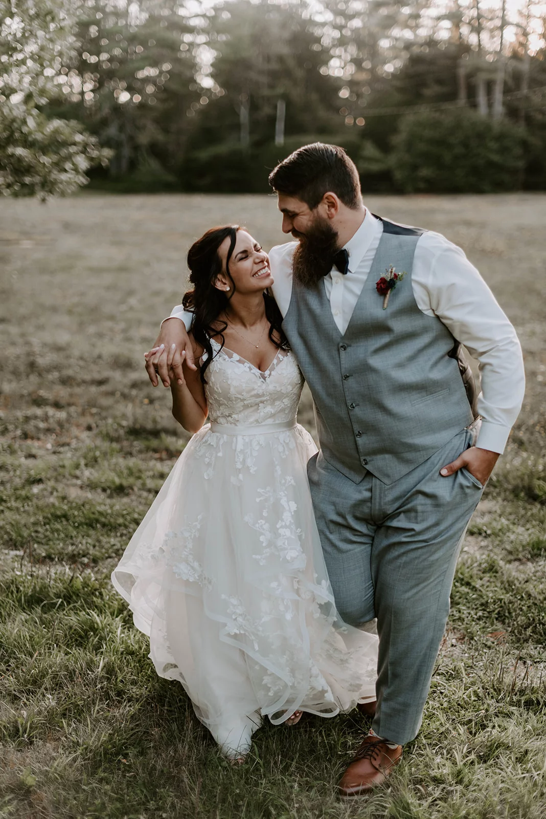 Real Bride And Groom Wedding